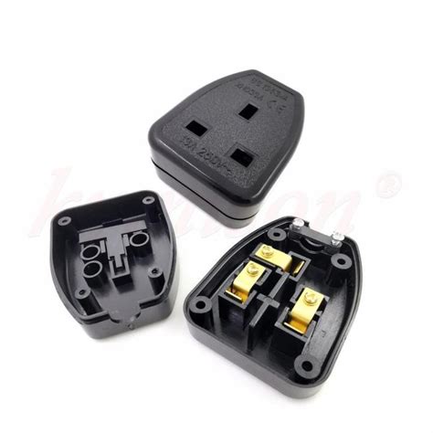 High Quality 13A 250V UK British Standard Female Socket Power Adaptor Detachable Power Cord