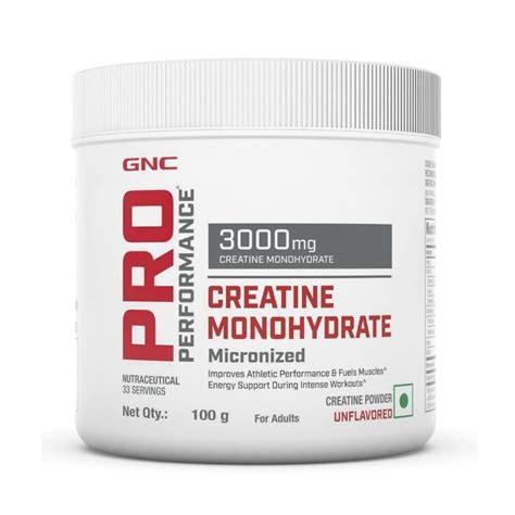 Gnc Pro Performance Creatine Monohydrate Unflavoured Buy Gnc Pro