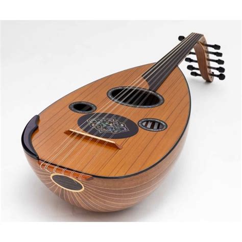 Iraqi Oud Walnut Mother Of Pearl Lux Ethnic Musical