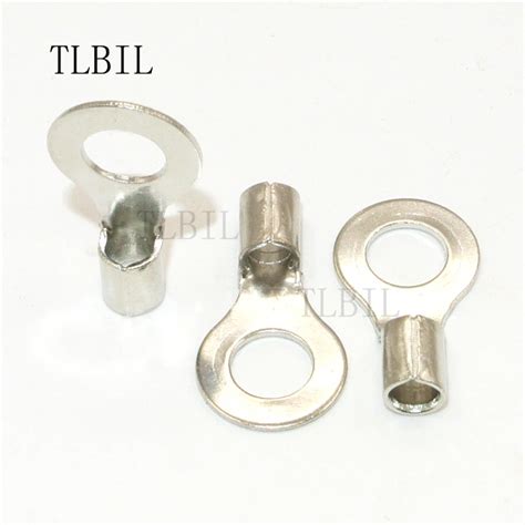 1000pcs Pack Rnb5 5 4s Awg12 10 8 Non Insulated Ring Tongue Brass Pure