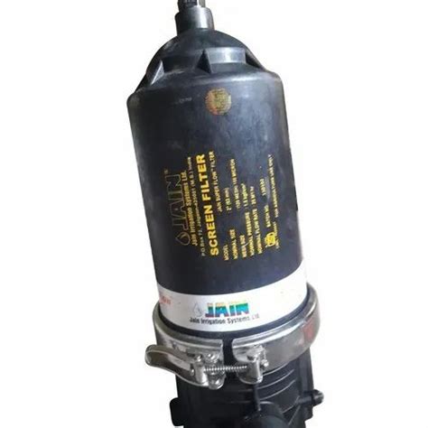Pvc Black Jain Super Flow Screen Filter For Drip Irrigation