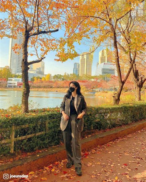 서울여행 서울 단풍구경 막차는 석촌호수 🧡🧡 서울 도심에도 이렇게 예쁜 단풍명소가