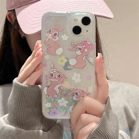 판매중지 밤비토끼 글리터케이스 에이블리