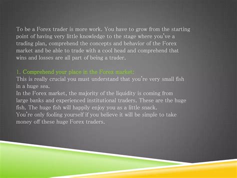 Forex Trading Secrets Ppt