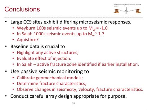 Passive Seismic Monitoring For Co2 Storage Sites Anna Stork University Of Bristol At Ukccsrc