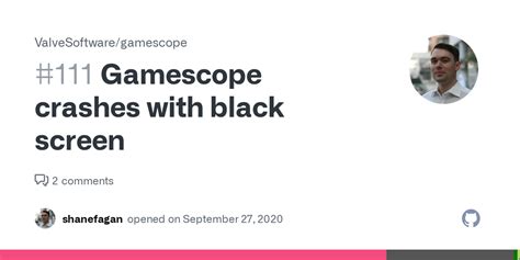 Gamescope Crashes With Black Screen · Issue 111 · Valvesoftware