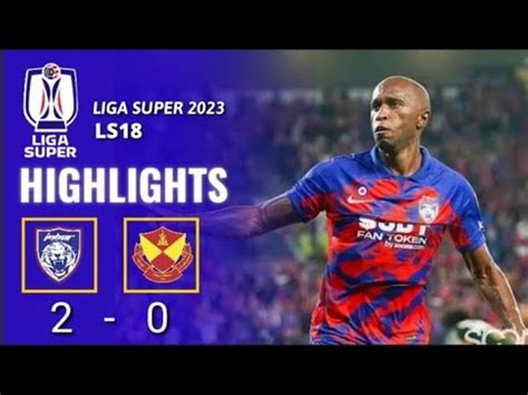 JDT Vs Selangor FC Liga Super 2023 FULL HIGHLIGHTS YouTube