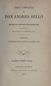Obras Completas De Don Andrés Bello Don Andrés Bello Free Download