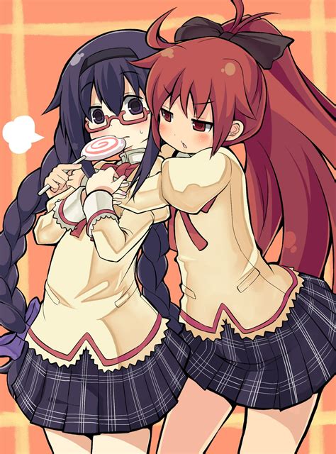 Puella Magi Madoka Magica Homura Akemi Kyoko Sakura めがほむあん Pixiv
