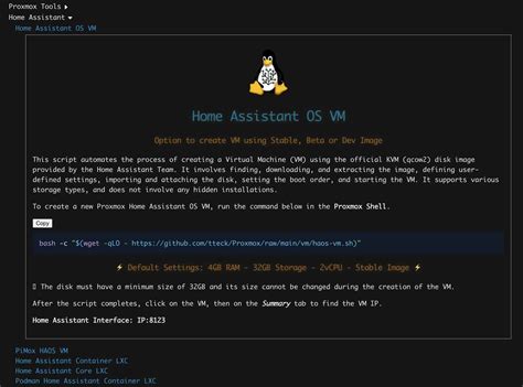 home assistant os haos with proxmox ve 8 0 install guide