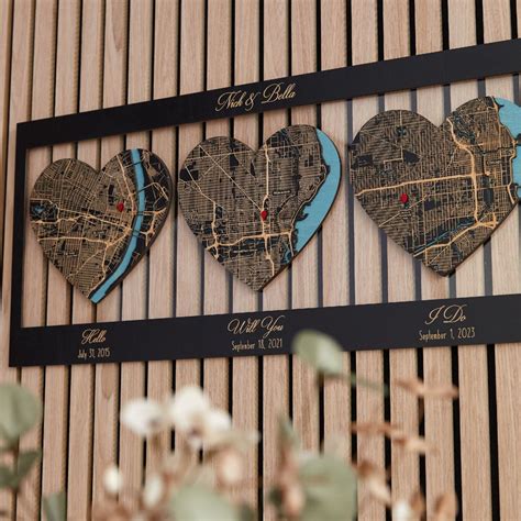 Personalized Map Art Etsy
