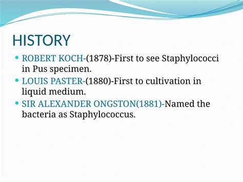 Staphylococcus Introduction History Morphology Ppt