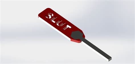 Stl File Slut Spanking Paddle 🍑・design To Download And 3d Print・cults