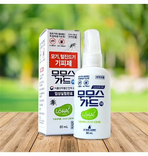 무무스가드 플러스 피부에 뿌리는 모기퇴치 모기약 모기기피제 진드기기피제 모기퇴치제 로하스 티몬