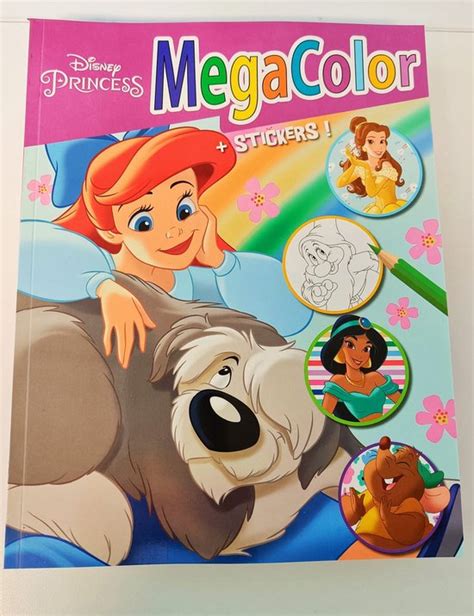 Disney MegaColor Kleurboek Met Stickers Bol
