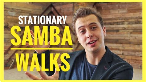 How to dance STATIONARY SAMBA WALKS|Samba beginners Tutorial - YouTube