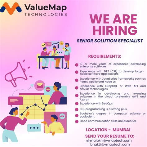 Valuemap Technologies On Linkedin Hiring Solutionspecialist