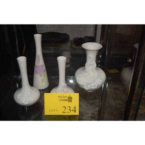 Porcelain Vases 4 Pcs Mcclain Auctions Hawaii