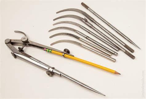 Extra Fine Starrett Nine Piece Dividers And Calipers Set Jim Bode Tools
