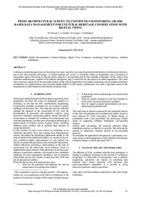 Pdf From Architectural Survey To Continuous Monitoring Graph Based Data Management For