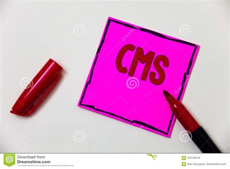 Conceptual Hand Writing Showing Cms Business Photo Showcasing Content Management System