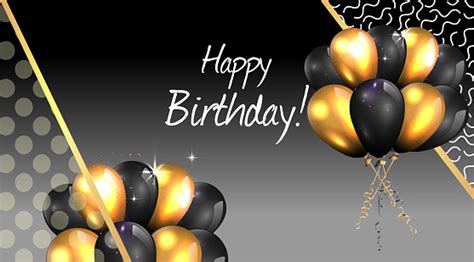 생일 축하합니다 우아한 빈티지 생일 카드 황금 세부 인사말 카드 Invitational에 대한 스톡 벡터 아트 및 기타 이미지