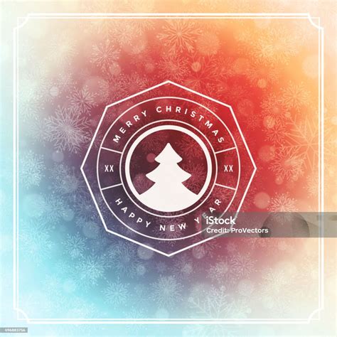 Lampu Kartu Ucapan Selamat Natal Dan Latar Belakang Vektor Kepingan