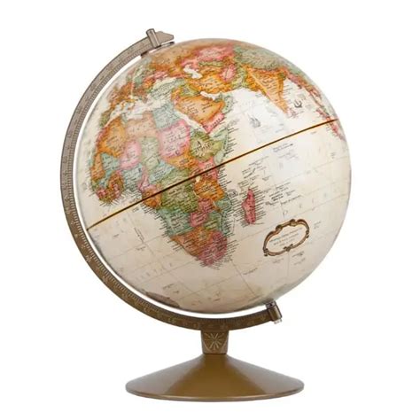 Replogle 12 Franklin Antique Raised Relief Ocean Desktop Globe