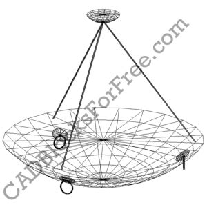 Table Lamp Free AutoCAD Block In DWG