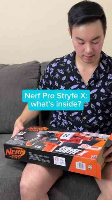 Nerf Pro Stryfe X Whats Inside The Box