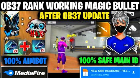 Free Fire New Bypass 100 Antiban Magic Bullet Headshot Obb File