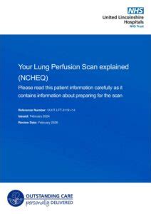 Your Lung Scan Perfusion Explained United Lincolnshire Hospitals