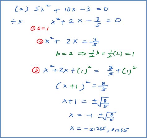 2 9 Quadratic Equation Spm Practice Paper 1 Spm Additional Mathematics