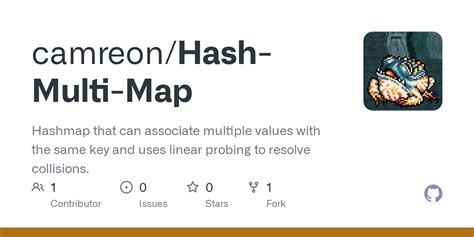 Github Camreonhash Multi Map Hashmap That Can Associate Multiple