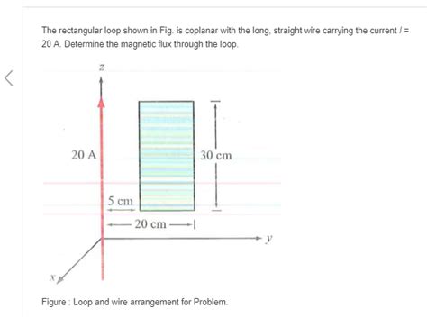 solved the rectangular loop shown in fig is coplanar with