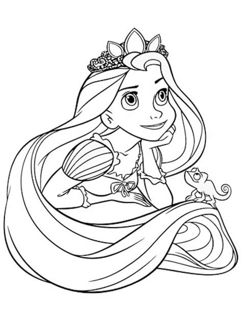 Rapunzel Di Base Da Colorare Scarica Stampa O Colora Subito Online