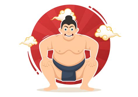 Sumo Wrestler Illustration Pack Free Download Sports Games Illustrations Iconscout