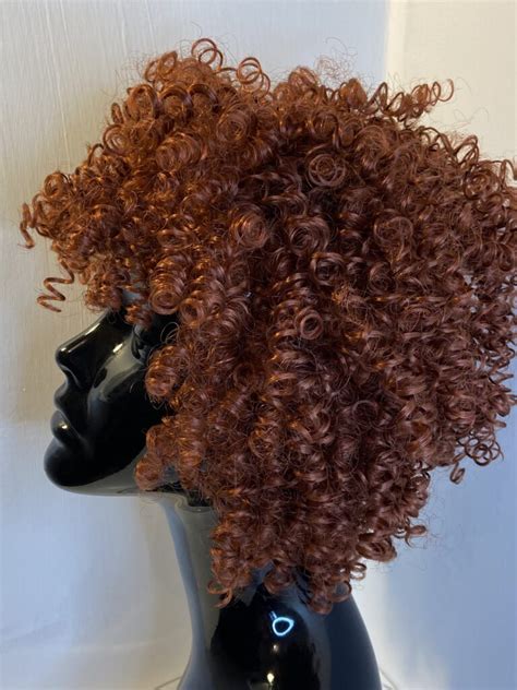 New Curly Red Wig Nnrcm148 Wigbank