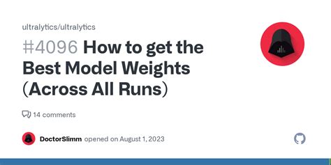 How To Get The Best Model Weights Across All Runs Issue 4096