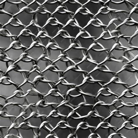 Premium Ai Image Seamless Metal Mesh Texture