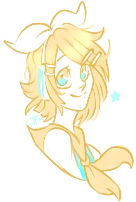 Kagamine Rin Doodle By Teemble On Deviantart
