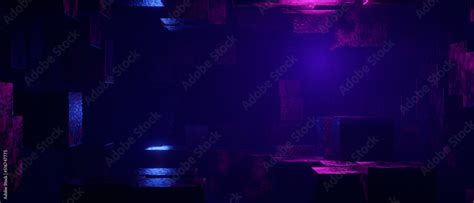 abstract purple digital data background 3d render polygon abstract techno purple geometric