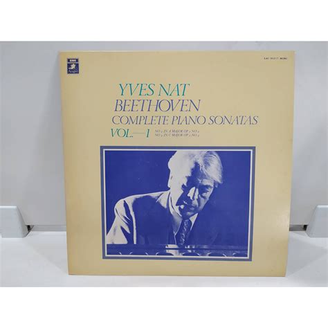 LP Vinyl Records แผนเสยงไวนล YVES NAT BEETHOVEN COMPLETE PIANO SONATAS VOL J C