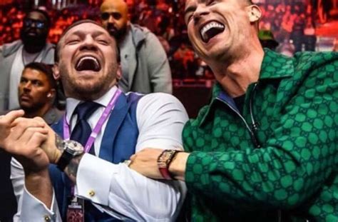 Cristiano Ronaldo Assiste Luta De Boxe E Cai Na Gargalhada McGregor