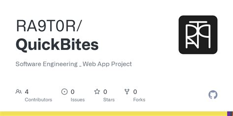 Github Ra9t0rquickbites Software Engineering Web App Project
