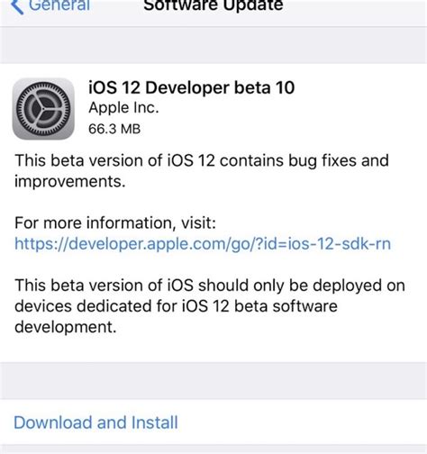 IOS Developer Beta Public Beta Released To Download