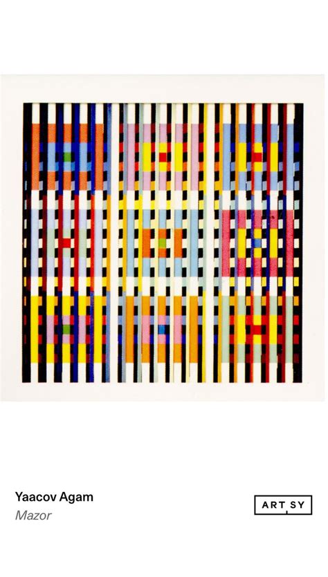 Mazor By Yaacov Agam On Artsy
