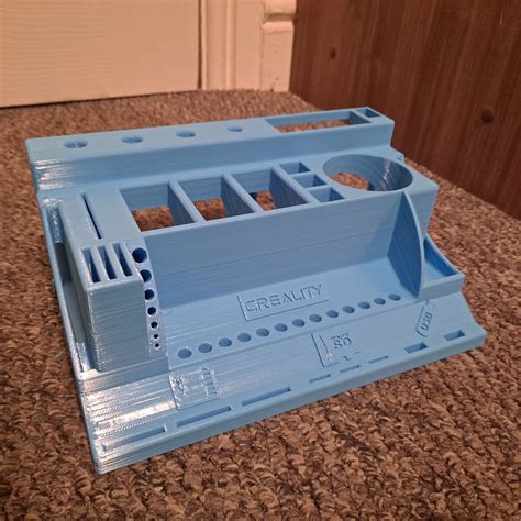 3d Print Organizer Supportless Tool Station Creality Ultimaker 3d Model