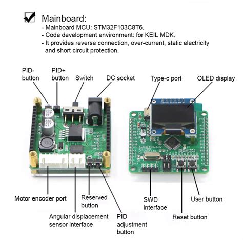 Wheeltec Dc Motor Pid Learning Pid Controller Kit Suitable For Stm32 Encoder Position Speed