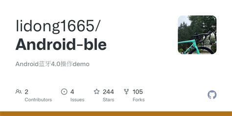 Github Lidong Android Ble Android Demo